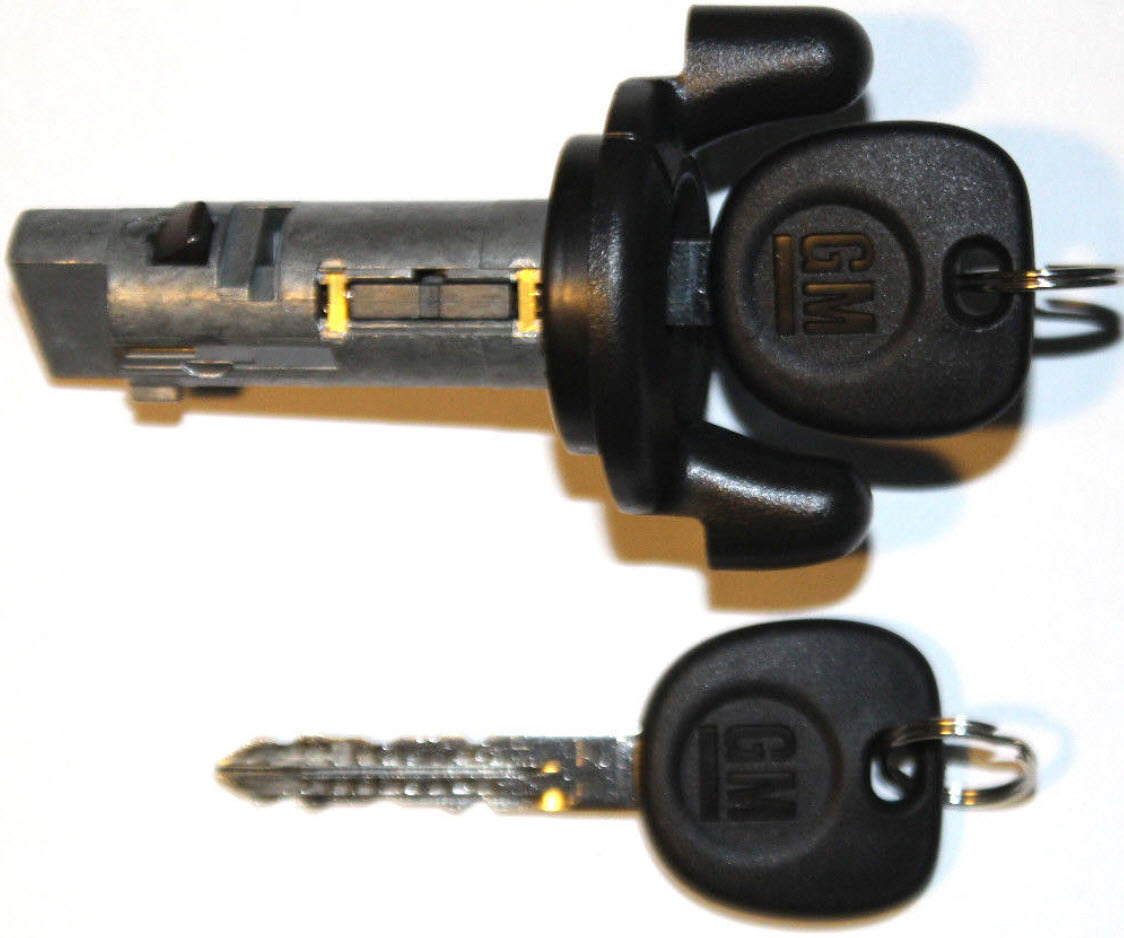 New CHEVROLET GM Ignition Lock Cylinder Tumbler Key Switch W/ 2 OEM ...