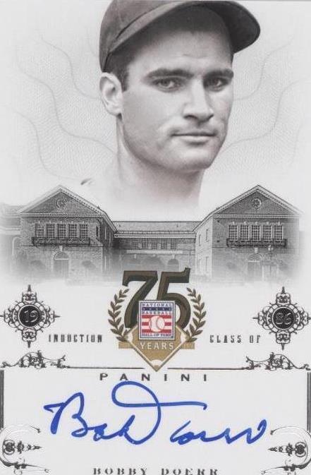2014 Panini Hall of Fame - Signatures Bobby Doerr #9 (AU) for sale ...