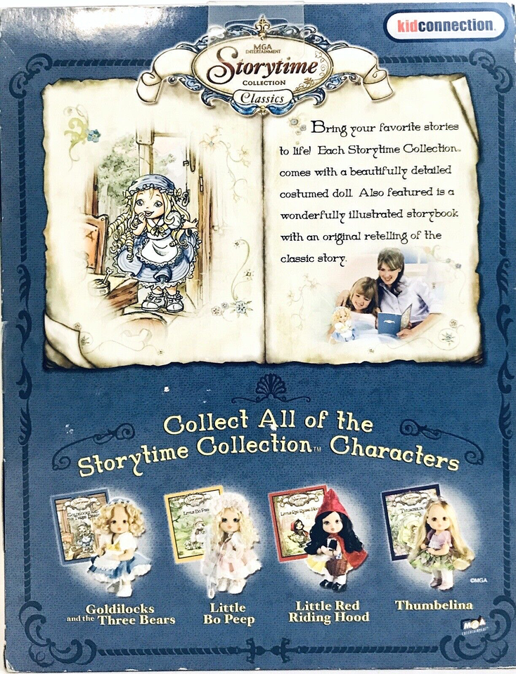 MGA Storytime Collection Classics Goldilocks & The 3 Bears Doll & Book ...