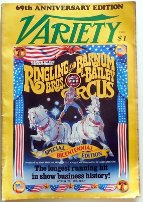 VINTAGE MAGAZINE VARIETY 69 th ANNIVERSARY EDITION 1975 | eBay
