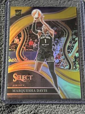 2024 Panini Select WNBA -Marquesa Davis Gold Courtside Prizm #4/10🔥🔥🔥 ...