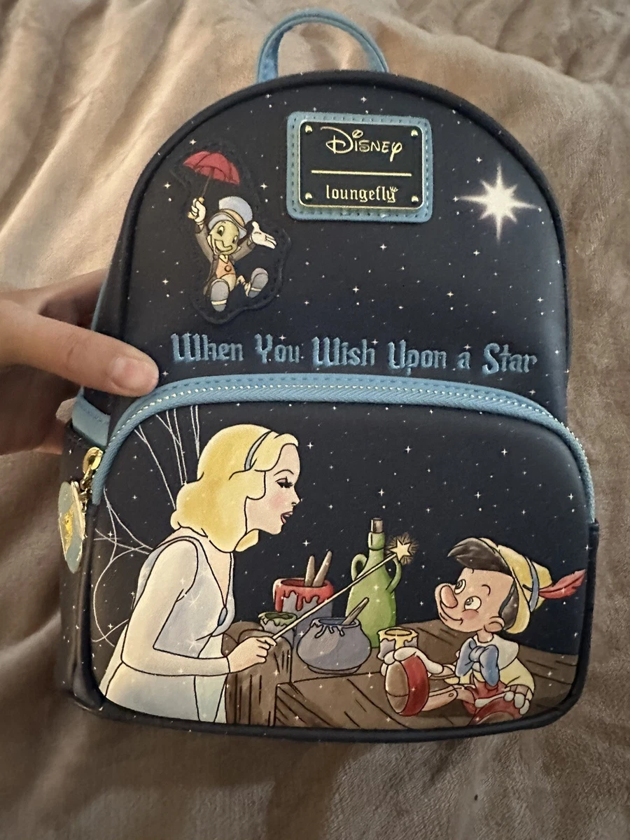 discounted shopping Loungefly Pinnochio when you wish upon a star mini ...