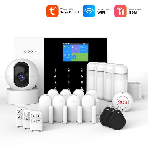 Smart Gsm Wifi Alarm System Home Wireless Security Alarm Smart Life App ...