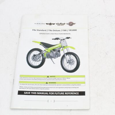 Fxx/Fxr/FR1000 Manual Part # - SM-XBush-Fr1000-B01-EN For Cleveland ...