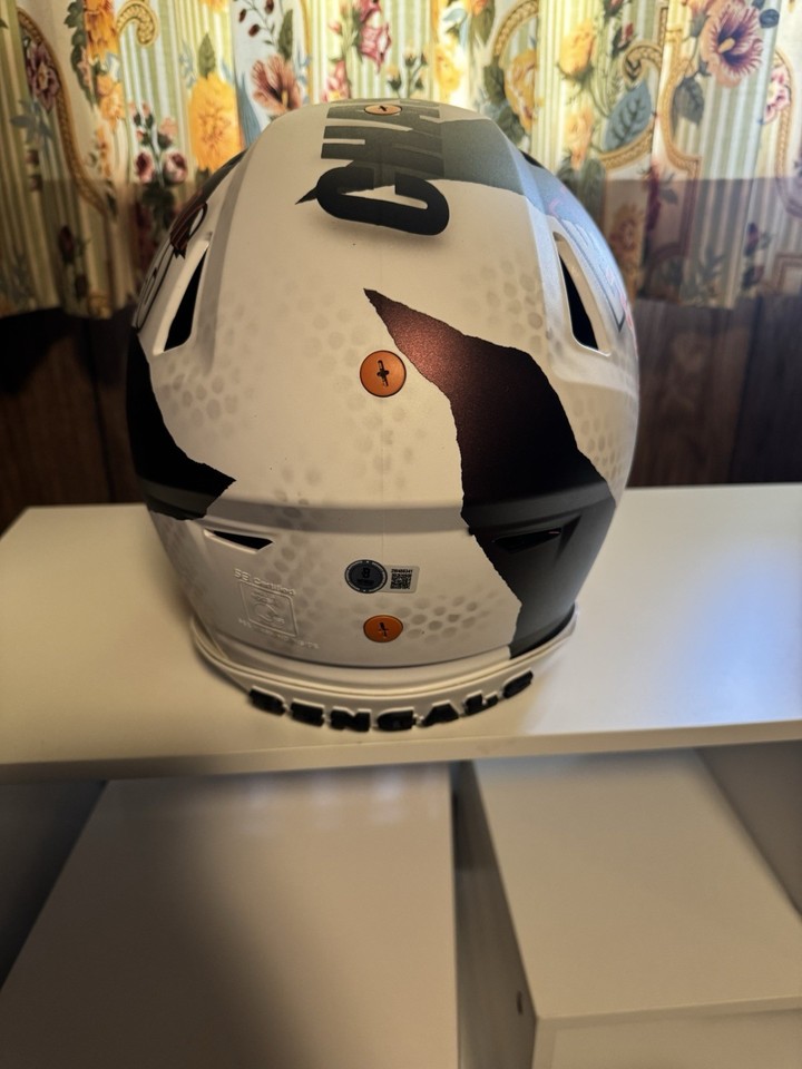 Ja’marr Chase Custom Painted Full Size Speedflex Helmet Beckett ...
