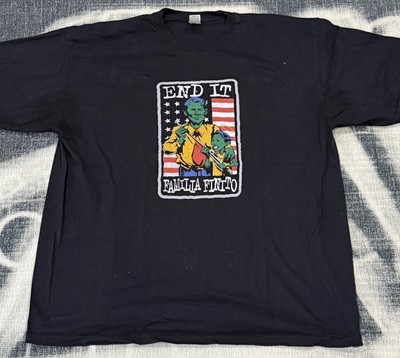 End It Familia Finito Family Values Rip Shirt XXL Hardcore | eBay