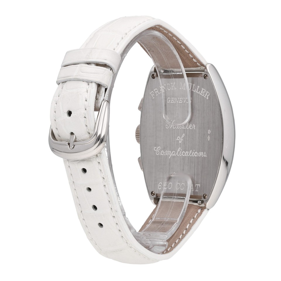 Franck Muller Cintree Curvex Chronograph Platinum Auto Mens Watch 6850 ...