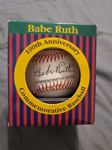 Babe Ruth 100th Anniversary Commemorative Baseball New York Yankees NEW ...