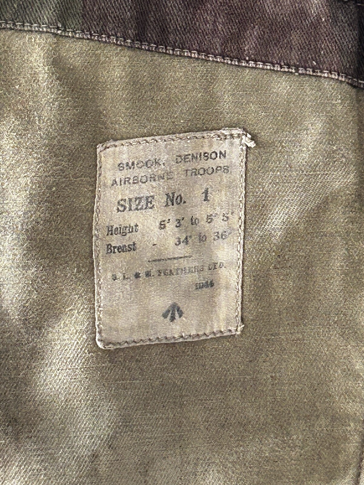 ***WW2 2nd Pattern Denison Smock British Airborne Jacket Dated 1944 ...