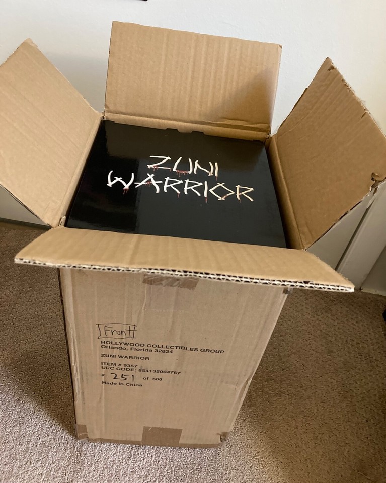 Zuni Warrior "TRILOGY OF TERROR" Horror doll Replica Hollywood ...