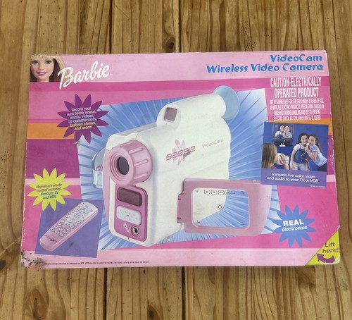 Barbie VideoCam Wireless Video Camera Play Set Doll 2002 NIB Vtg Model ...