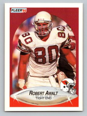 1990 Fleer #330 Robert Awalt Phoenix Cardinals Football Card | eBay