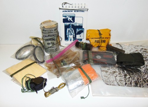 USAF Misc. Survival Gear From Ejection Seat Survival Kit, Good Used ...