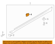 Porsche OEM 14-16 Cayman Exterior-rocker Molding Retainer Clip ...