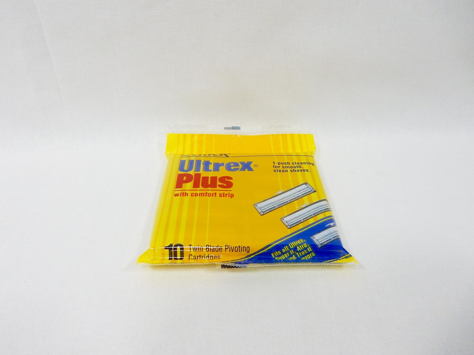 SCHICK ULTREX PLUS RAZOR BLADES 10 TOTAL REPLACEMENT BLADE CARTRIDGES ...
