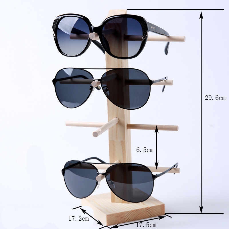 Mulit-Size Wood Sunglass Display Show Case Rack Shelf Eye glasses Show ...