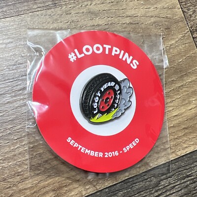 Loot Crate Loot Pins #Lootpins Loot Year September 2016 - Speed | eBay