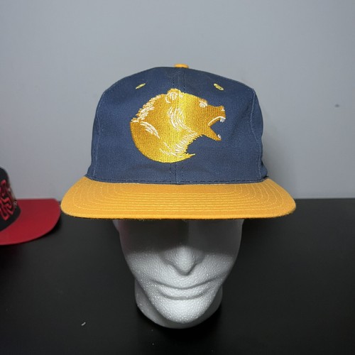 vintage 90s UCLA Bruins The Game Big Logo Name Gold True Blue used SnapBack Hat | eBay