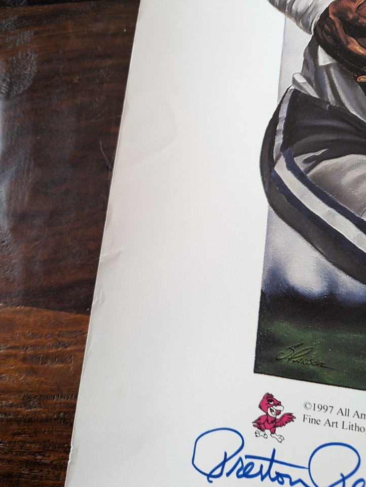 Tom Landry Bob Hayes Harvey Martin Signed Lithograph Players Edition ...