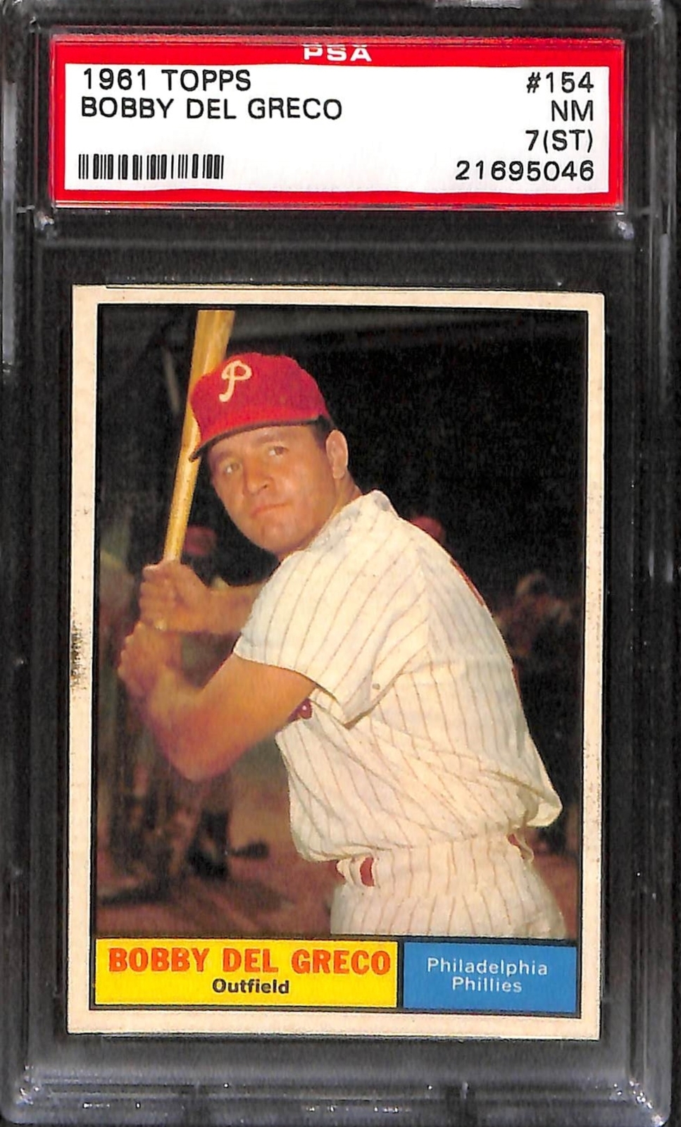 1961+Topps+-+%23154+Bobby+Del+Greco for sale online | eBay