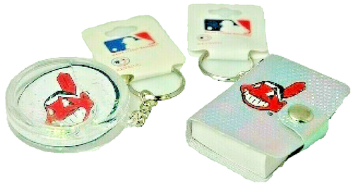 Cleveland Indian Baseball Key Chains 2 styles Vintage Keyring ...