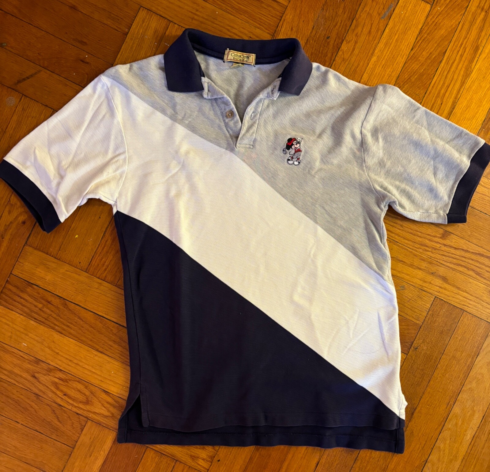 Cross Creek Vintage Short Sleeve Mickey Mouse Golf Po… - Gem