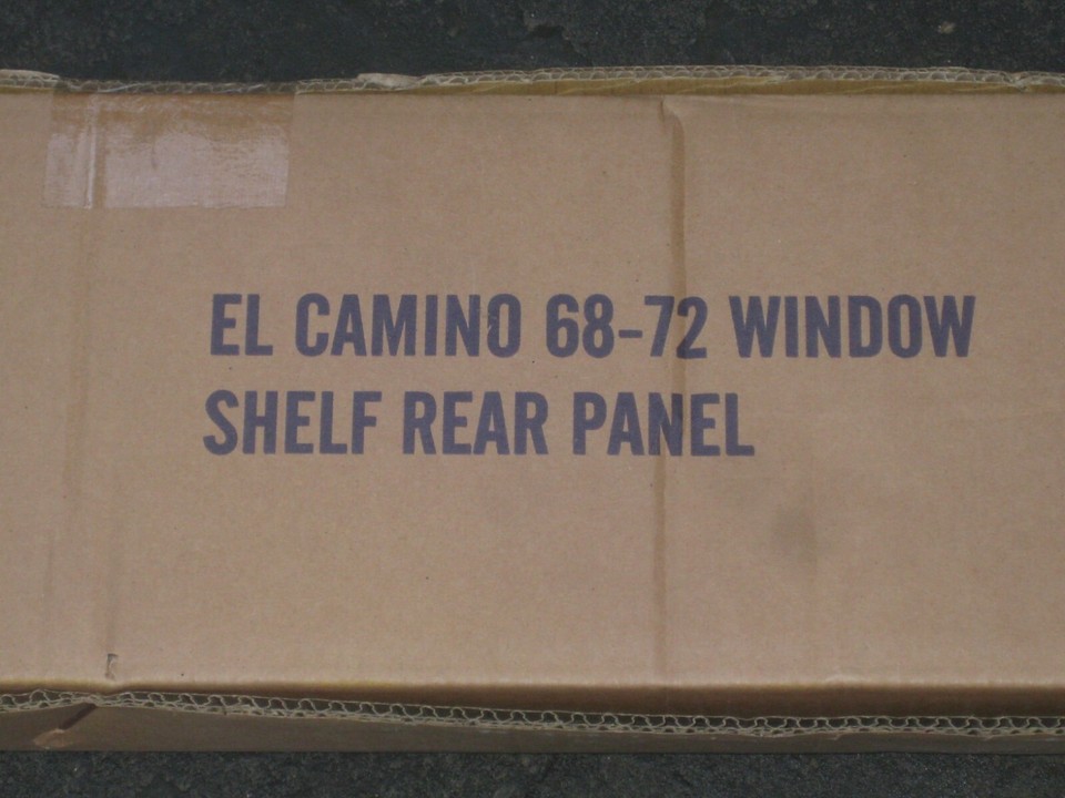 1968 1969 1970 1971 1972 Chevy El Camino Rear Window Shelf Panel ...