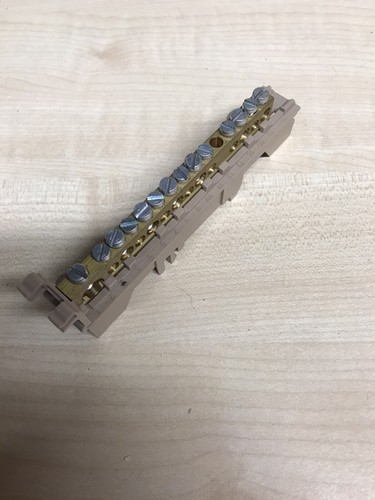 Din Rail Mount Neutral Earth Bar | eBay