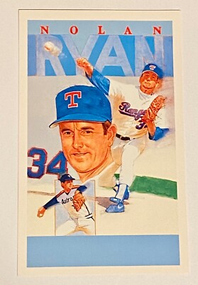1991 Allan Kaye's Sports Card News Nolan Ryan 5x8 Jumbo card #1 FREE ...