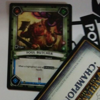 Warhammer Champions Onslaught TCG : Foul Butcher: FOIL | eBay UK