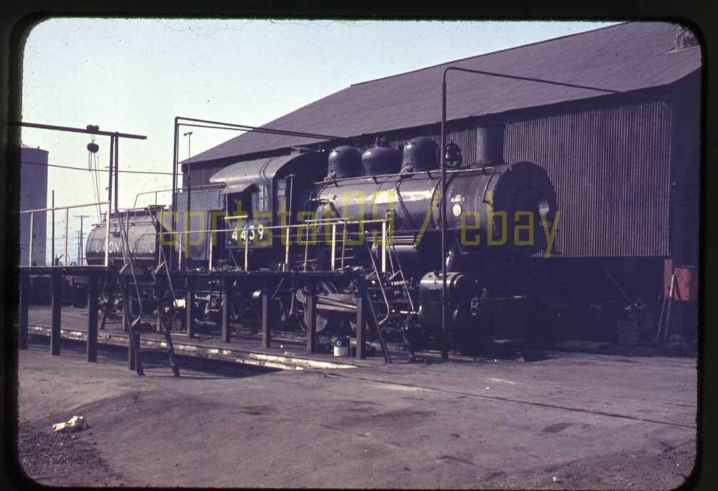 UP Union Pacific 0-6-0 Steam Locomotive #4439 - Vintage 35mm Railroad ...