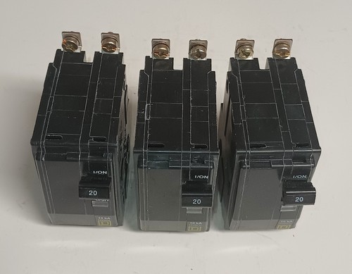 Square D QOB220 20 A Miniature Circuit Breaker for sale online | eBay
