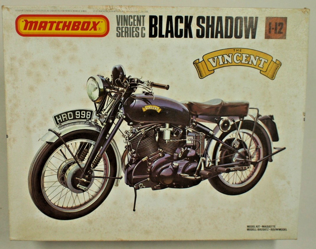 Vincent C Black Shadow 1/12 scale motorcycle model kit Matchbox | eBay