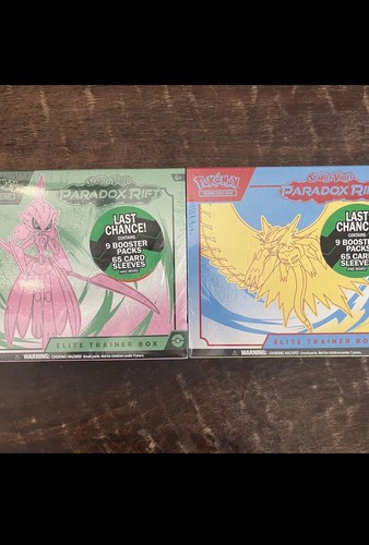 Pokemon TCG: Paradox Rift Elite Trainer Box (ETB) Set of 2- Factory ...