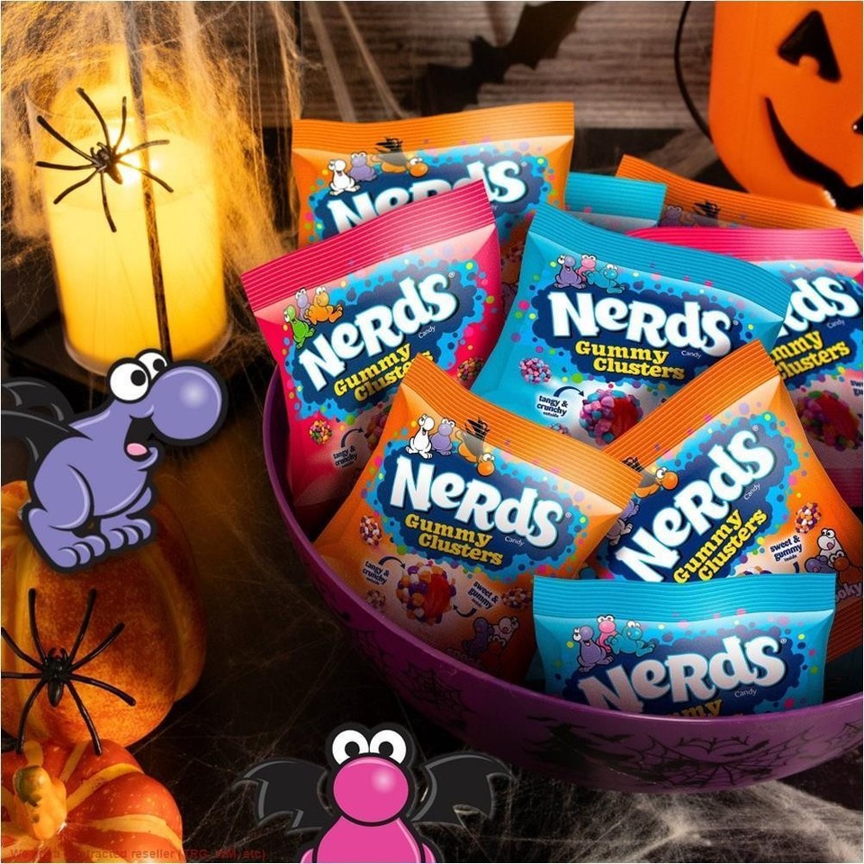 Nerds Clusters Halloween Variety Mix Gummy Candy - 14oz/28ct- BB: 03/ ...
