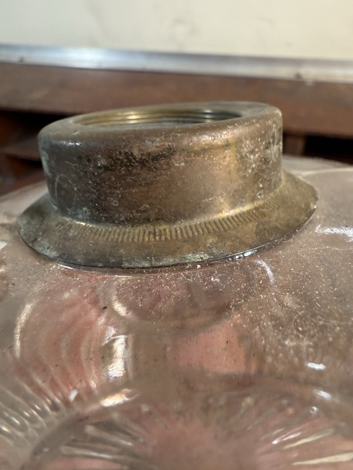 Oil Finger Lamp Antique for Hanging Fount or Wall Bracket Font. SMALL ...