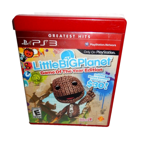 Little Big Planet Game Of The Year Edition Sony PS3 PlayStation 3 With ...