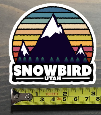 Snowbird Sticker Decal Utah Ski Snowboard Mountain Park City Alta Deer ...
