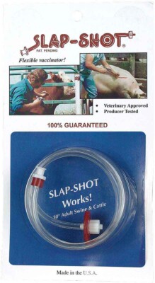 Slap Shot Vaccinator - Flexible Tubing for use Between Needle & Syringe ...