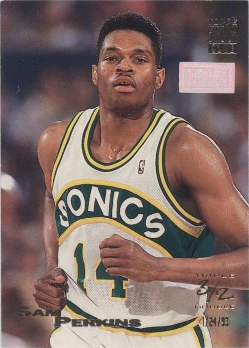 1993-94 Topps Stadium Club - Triple Double Sam Perkins #11 1st Day ...