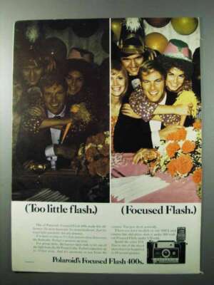 1971 Polaroid 450 Land Camera and Focused Flash Ad | eBay