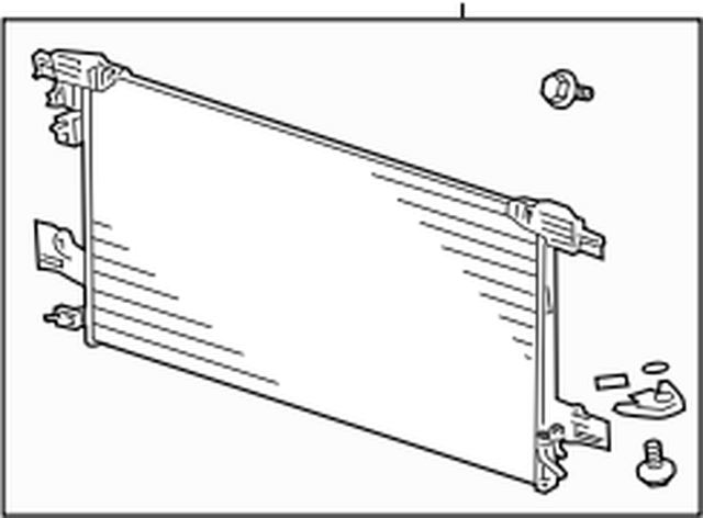 OEM AC Condenser Mitsubishi Outlander 2014-2019 7820a394 7812A220 for ...