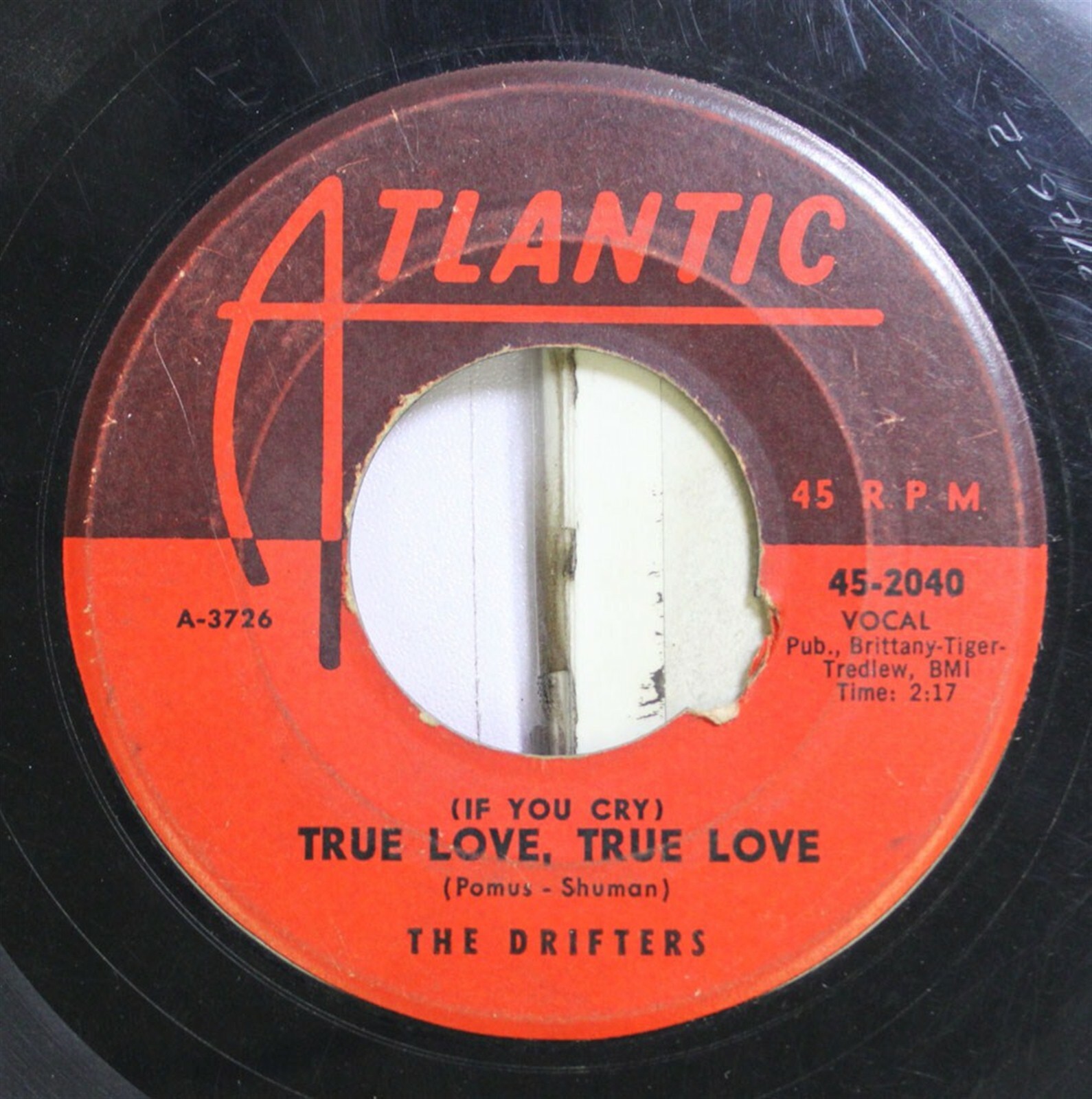 50'S & 60'S 45 The Drifters - (If You Cry) True Love, True Love / Dance ...