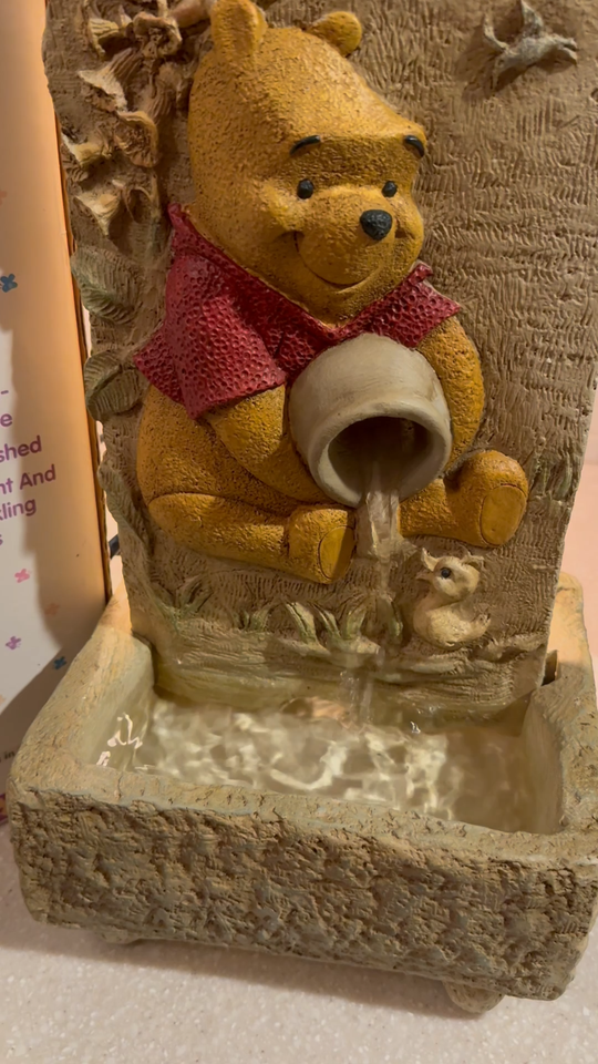 Henri Studio Disney Winnie the Pooh Resin Stone Waterfall Tabletop ...