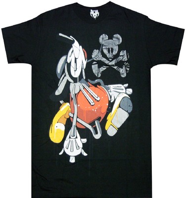 Official Disney Mickey Mouse Acid Drip Adult T-shirt - Walt Disney ...