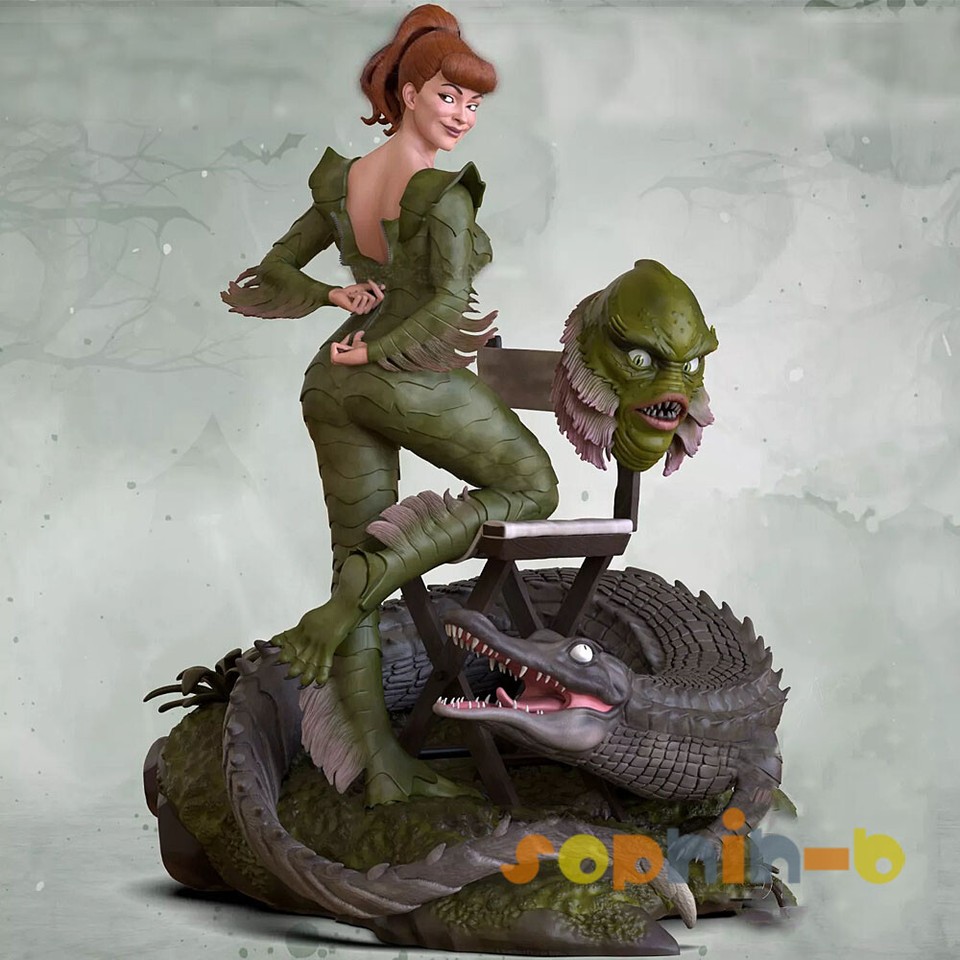 Creature Lagoon NSFW Resin 1:4 Model Kit Unpainted 3d Print GK Statue Figure | eBay