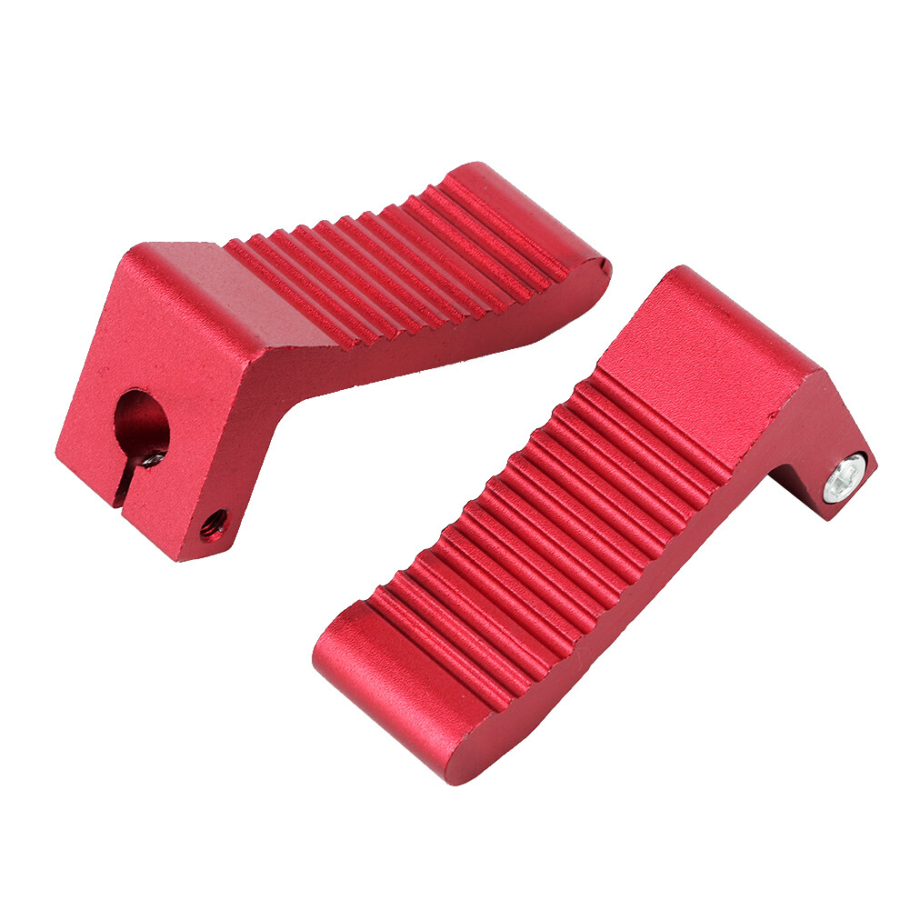 Red Mini Moto Racing Aluminum Alloy Footpeg Foot Rest Peg Footrest ...