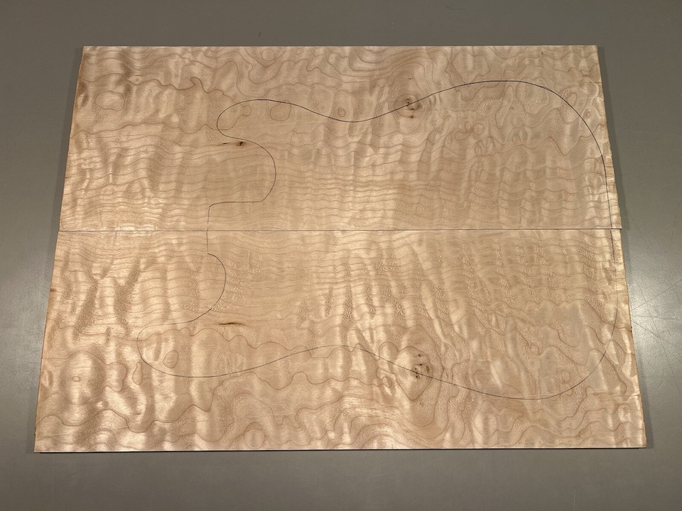 Drop Top - #7127 - 3A Grade Quilted Maple Value 21.75"x16.25"x.30" | eBay