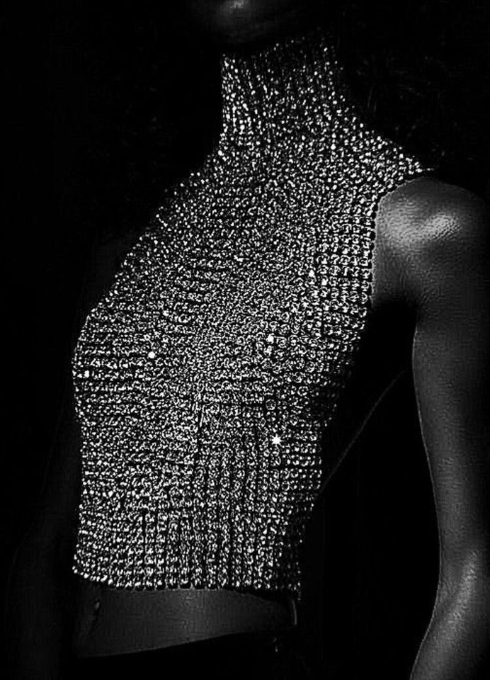 Crystal Top, Handmade Beaded Crystal Rhinestone Top, Colorful Top ...