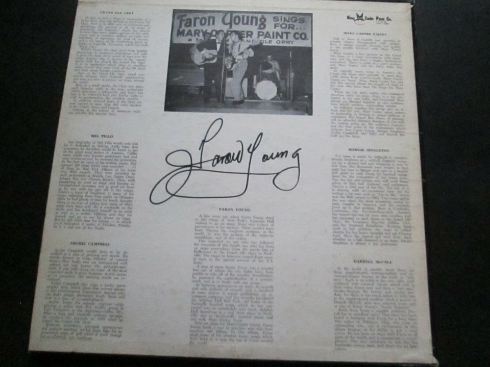 Faron Young Sings On Stage Mary Carter Paints MC 1000 set lp vinyl | eBay